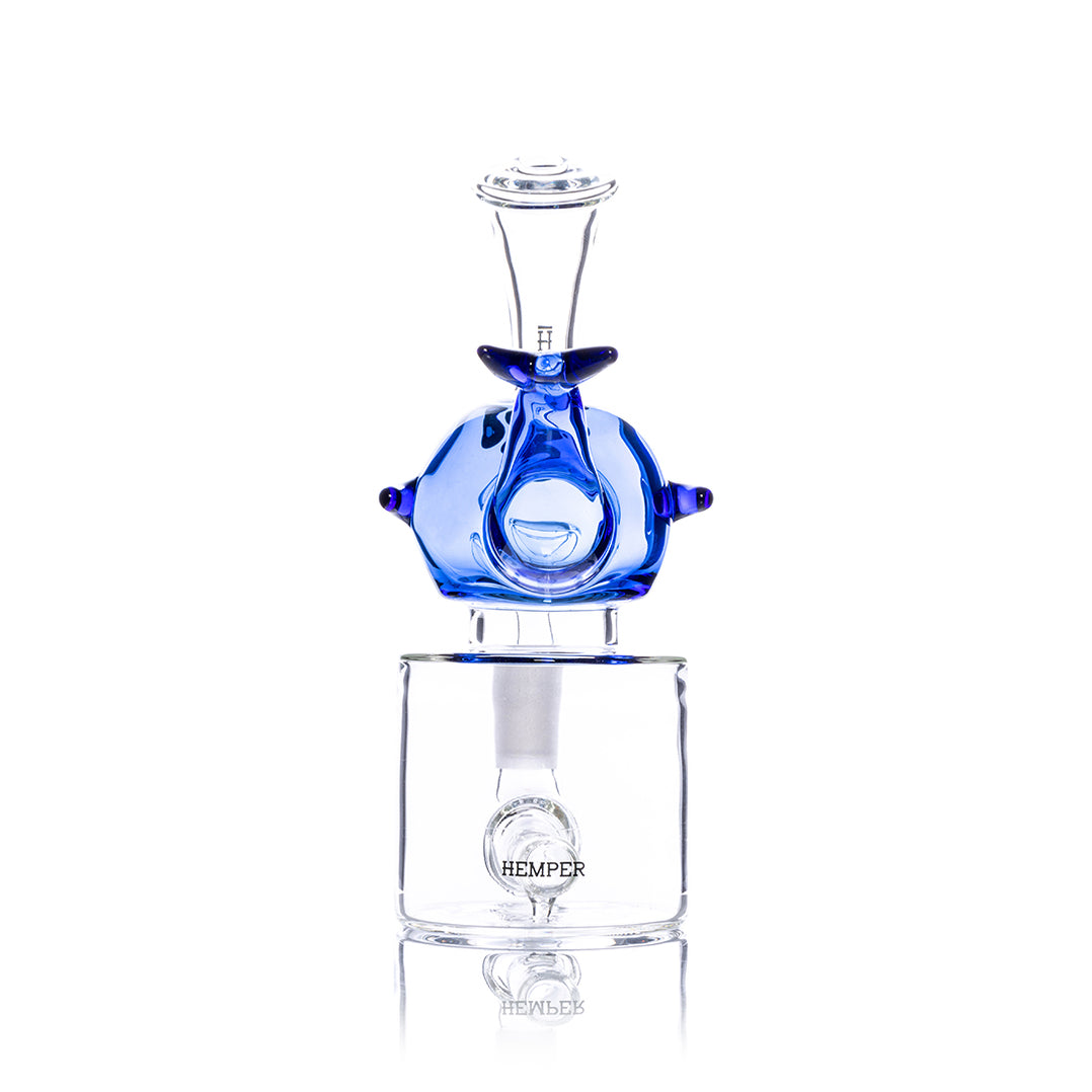 HEMPER- Blue Whale Bong 6.5" — Hara Brands