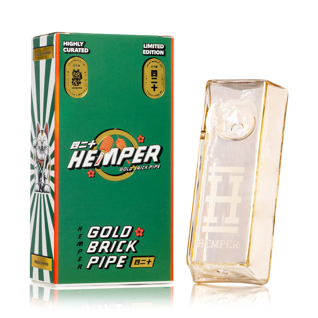 HEMPER - Gold Brick Handpipe — Hara Brands