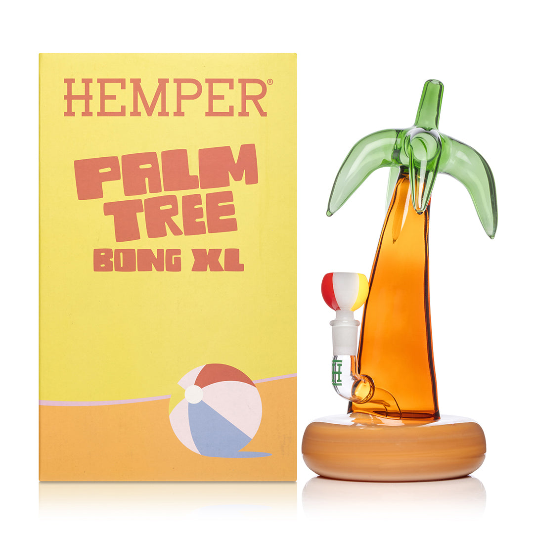 Hemper - Palm Tree XL Bong 10.5" — Hara Brands