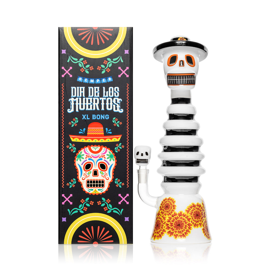 HEMPER - Dia De Los Muertos XL Bong 13.2" — Hara Brands