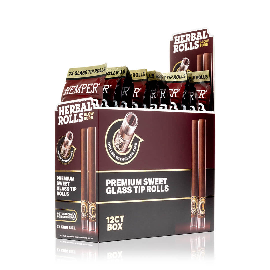 HEMPER Glass-Tipped Herbal Rolls - Sweet - 12ct Display — Hara Brands