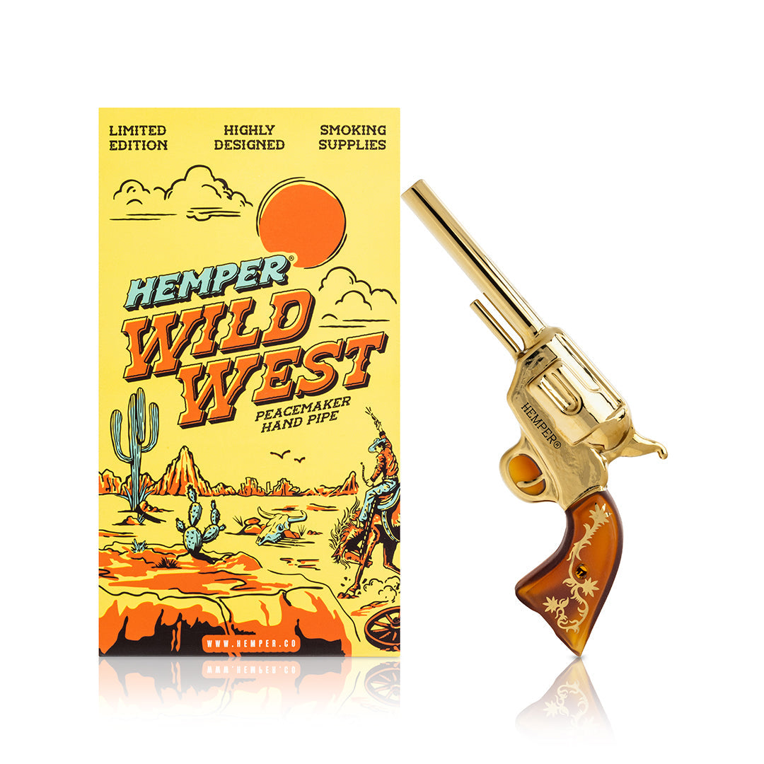 Wild West Peacemaker Hand Pipe — Hara Brands