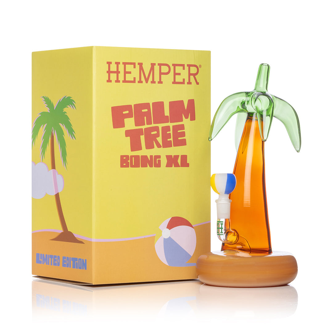 Hemper - Palm Tree XL Bong 10.5" — Hara Brands