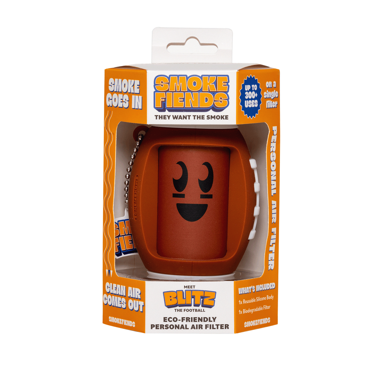 Smoke Fiends - Blitz The Football Themed Eco-Friendly Personal Air Fil ...