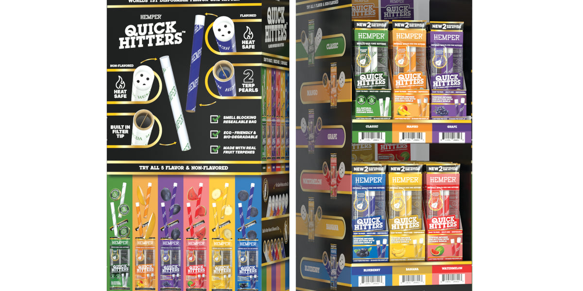 Hemper Quick Hitters POP Display — Hara Brands